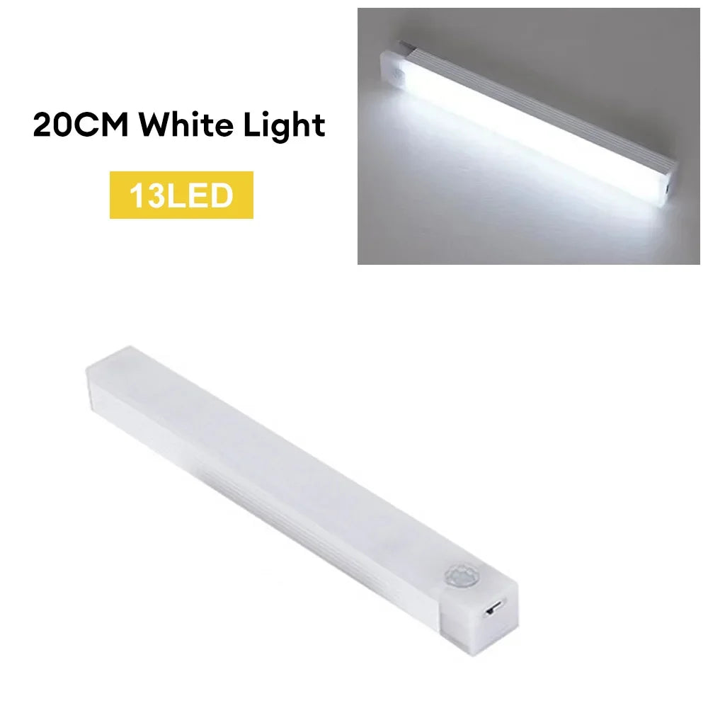 LED Motion Sensor Light Wireless LED Night Light Type C Rechargeable L ...